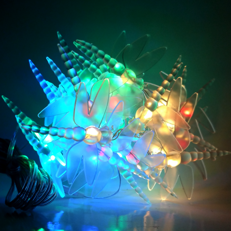 6 Foot – Battery Operated LED Fairy Lights – Waterproof with 20 Yellow ...