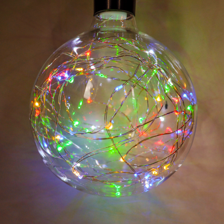 G125 Light Bulb with Multi Colored Micro LED Lights - Hometown ...