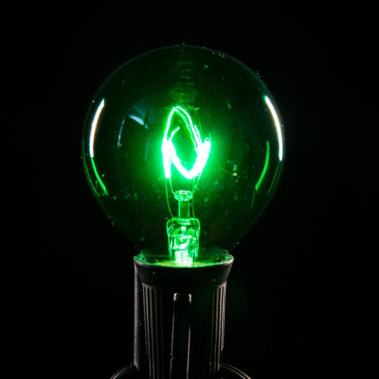 6 Foot - Battery Operated LED Fairy Lights - Waterproof with 20 Green ...