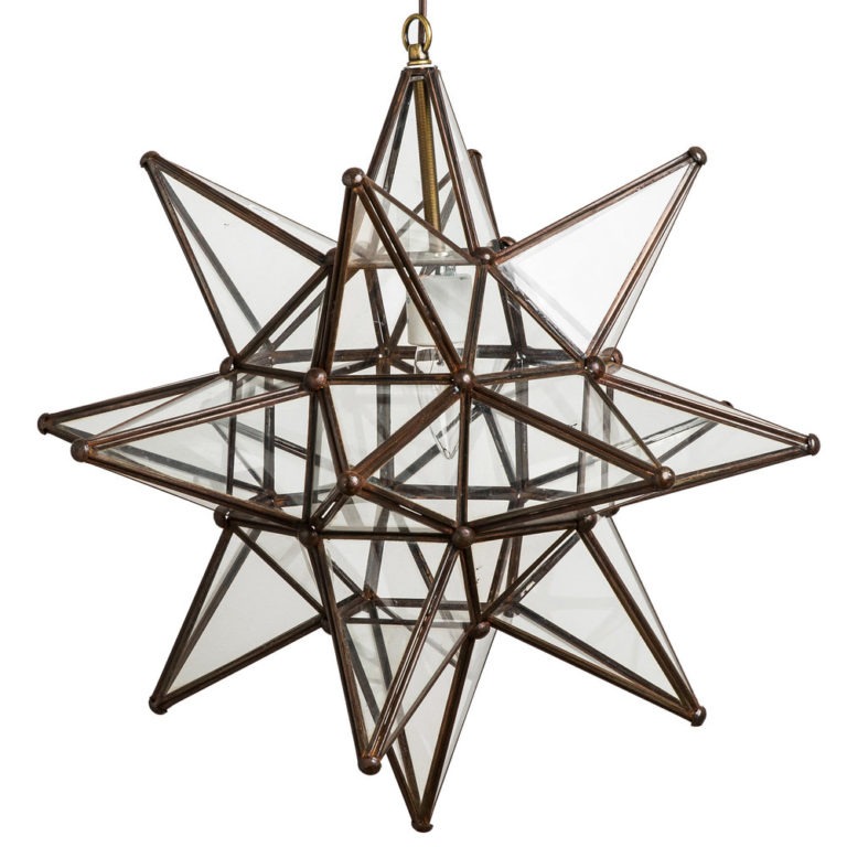 Glass Star Lights | Moravian Glass Star Lights | Star Light Fixture