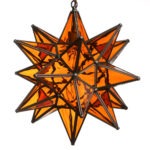 Glass Star Lights | Moravian Glass Star Lights | Star Light Fixture