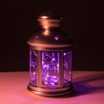 6 Foot - Battery Operated LED Fairy Lights - Waterproof with 20 Purple ...