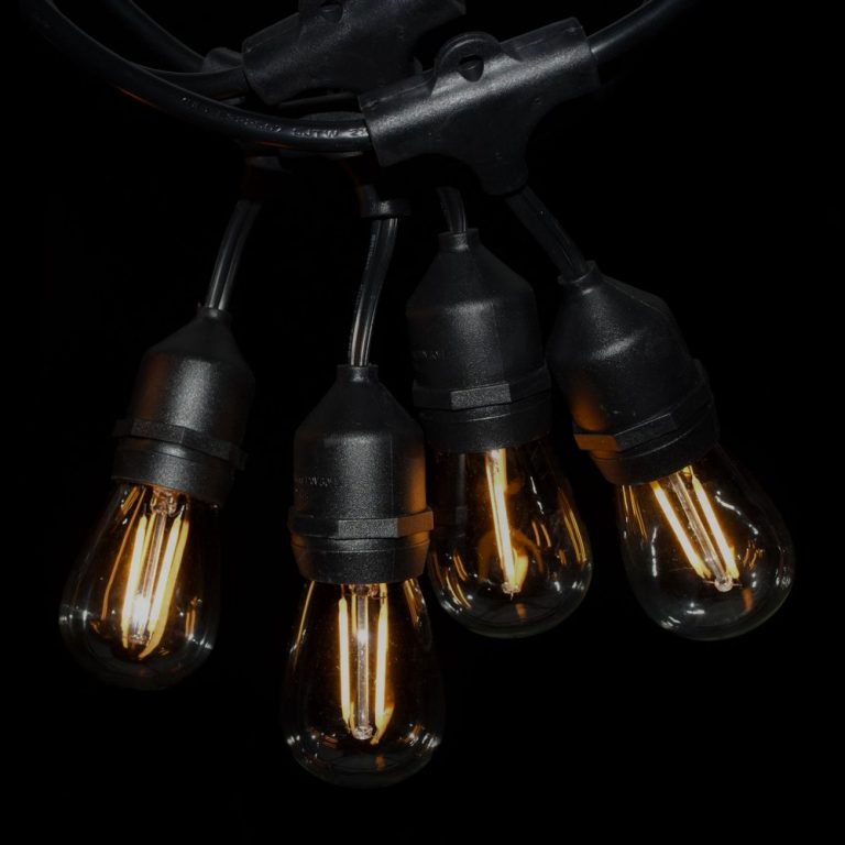 S14 Double LED Filament E26 Commercial String Light Sets Sets with ...