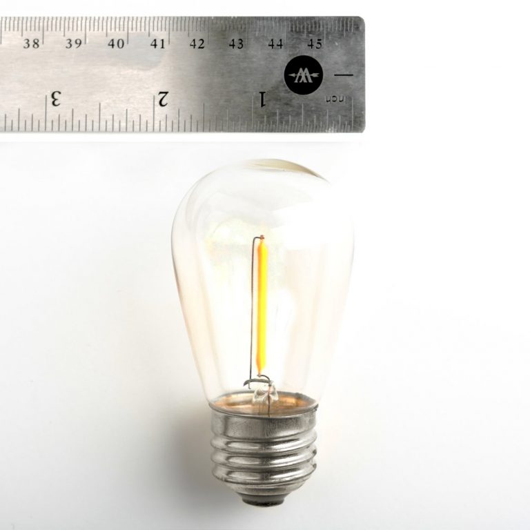 S14 LED Bulbs with 1-Watt Filament and E26 Base