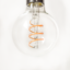 G80 Globe LED Filament Bulb with 3 Watt Spiral Filament