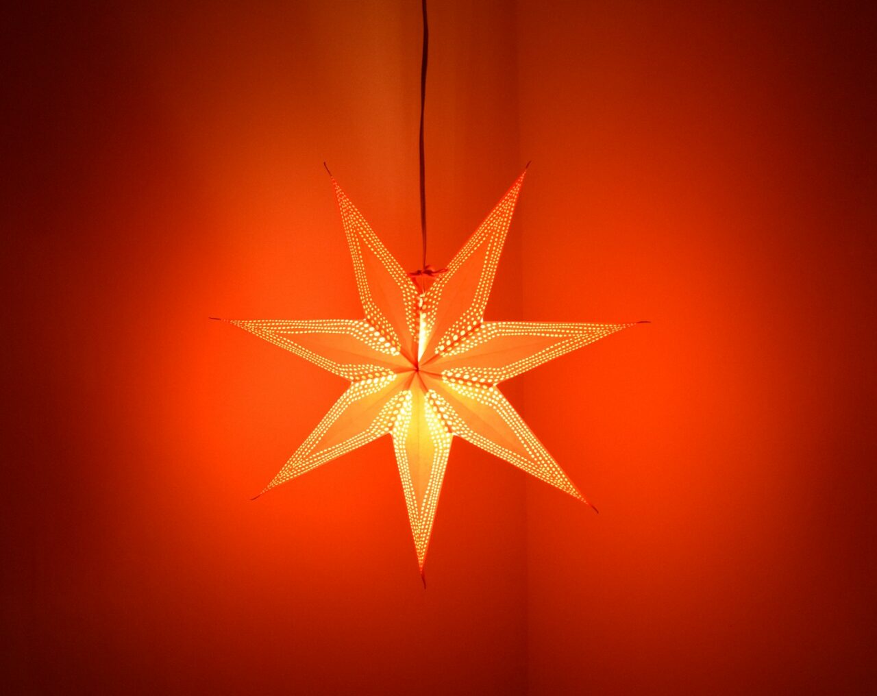 (S262) Arcturus Paper Star Lantern (Red) - Hometown Evolution Inc.