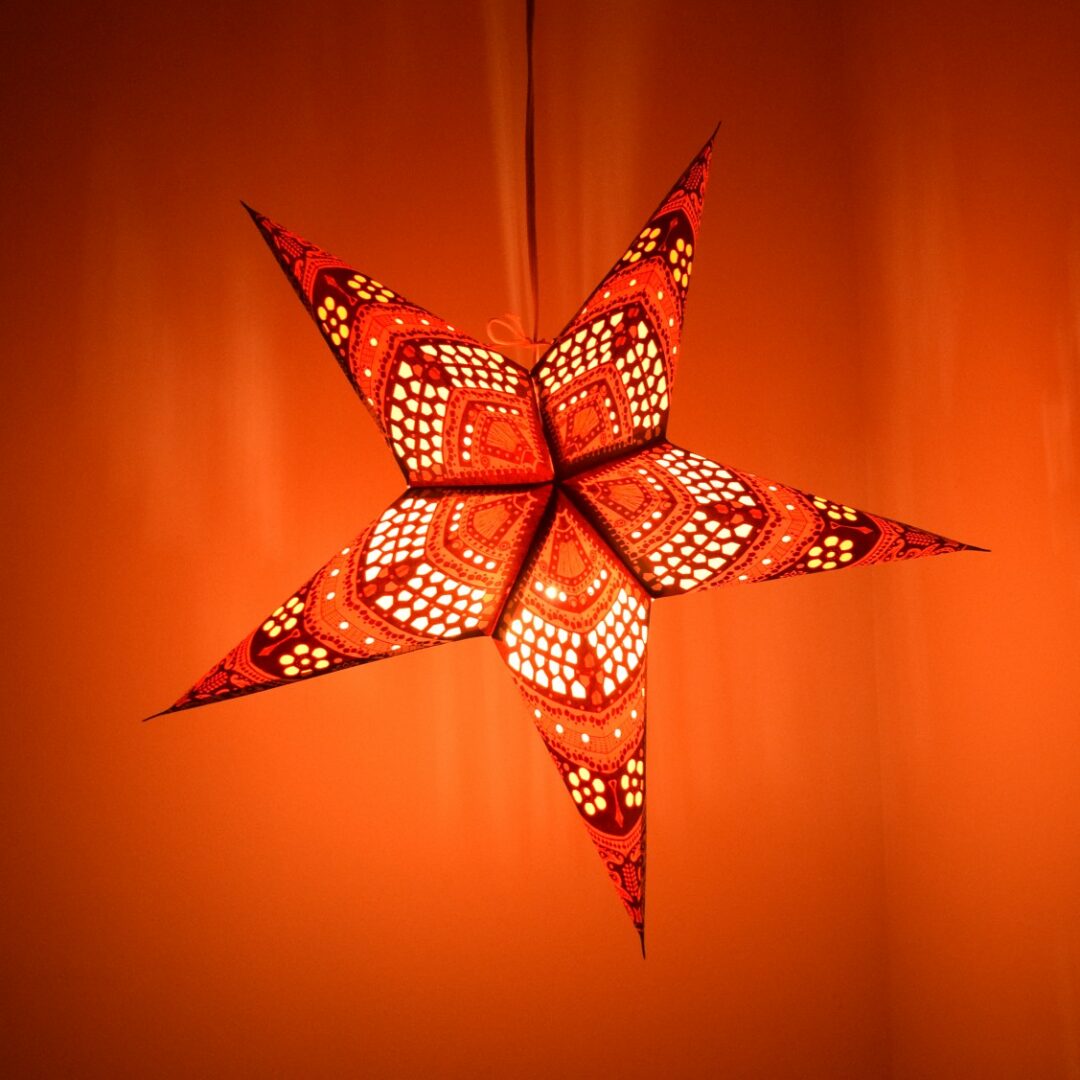 (S213) Honeycomb Paper Star Lantern (Pink) - Hometown Evolution Inc.