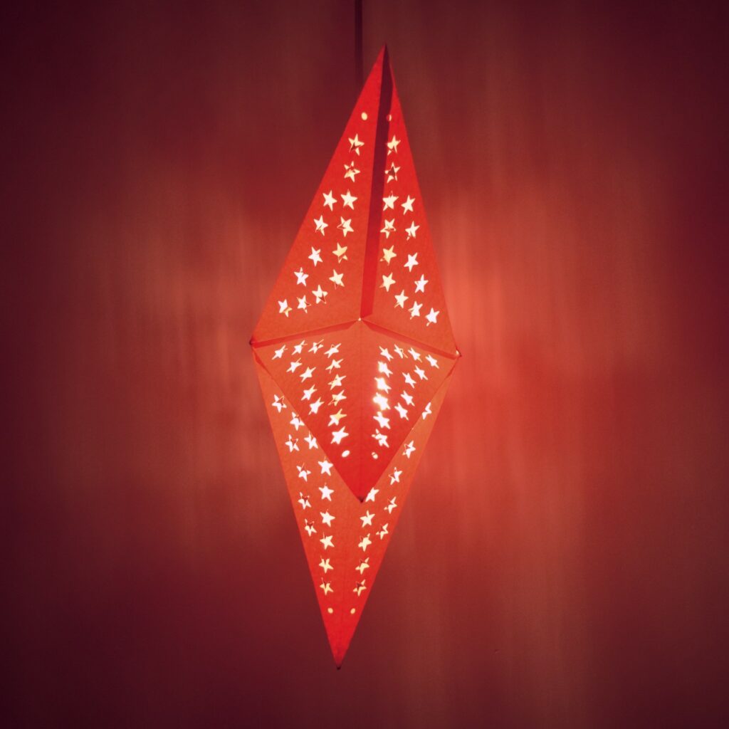 (S229) Pink Unity Paper Star Lantern - Hometown Evolution Inc.