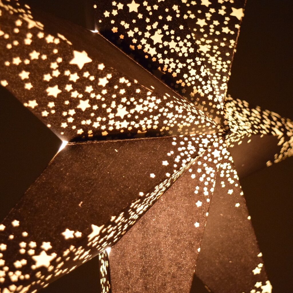 (S260) Rigel Paper Star Lantern (Gray) - Hometown Evolution Inc.