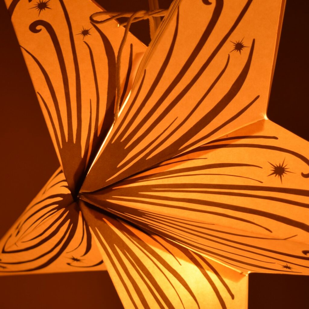 (S203) Swirl Power Paper Star Lantern - Hometown Evolution Inc.