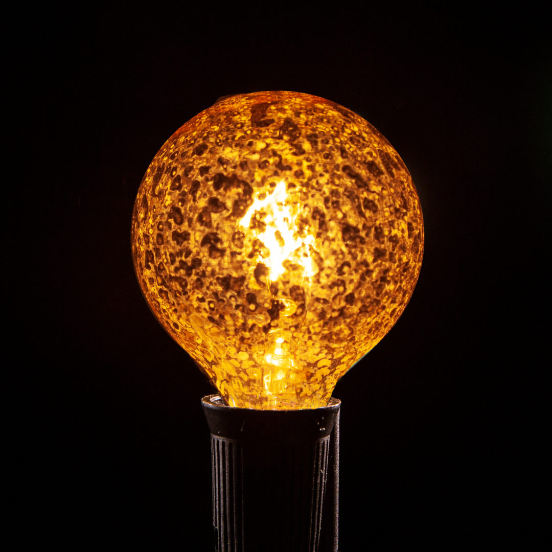 (Box of 25) G50 RED SATIN C9 (E17) Base Light Bulbs - Hometown ...