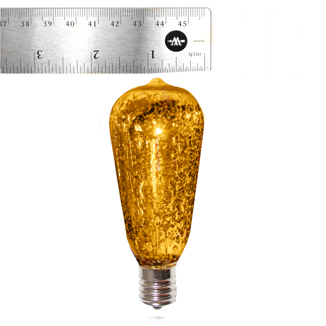 ST40 Mercury Gold String Light Sets with Black Wire - Hometown ...