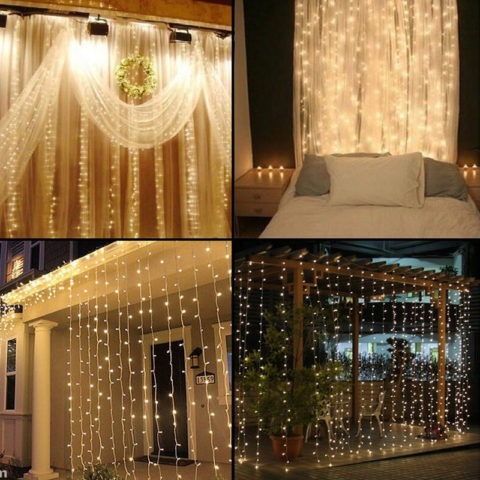 LED Fairy Light Curtain - Hometown Evolution Inc.
