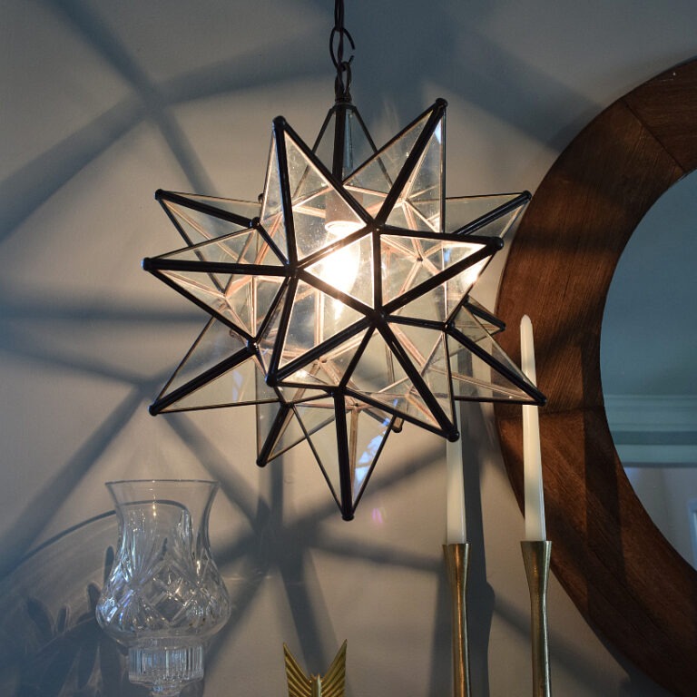 15" Clear Glass Star Lights - Hometown Evolution Inc.