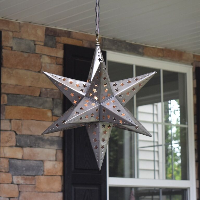18" Tin Star Light - Star Cut - Hometown Evolution Inc.