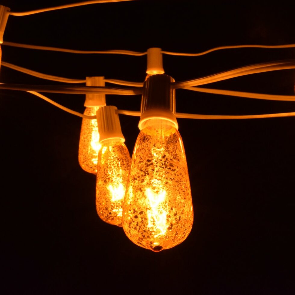 ST40 Mercury Gold String Light Sets with White Wire - Hometown ...