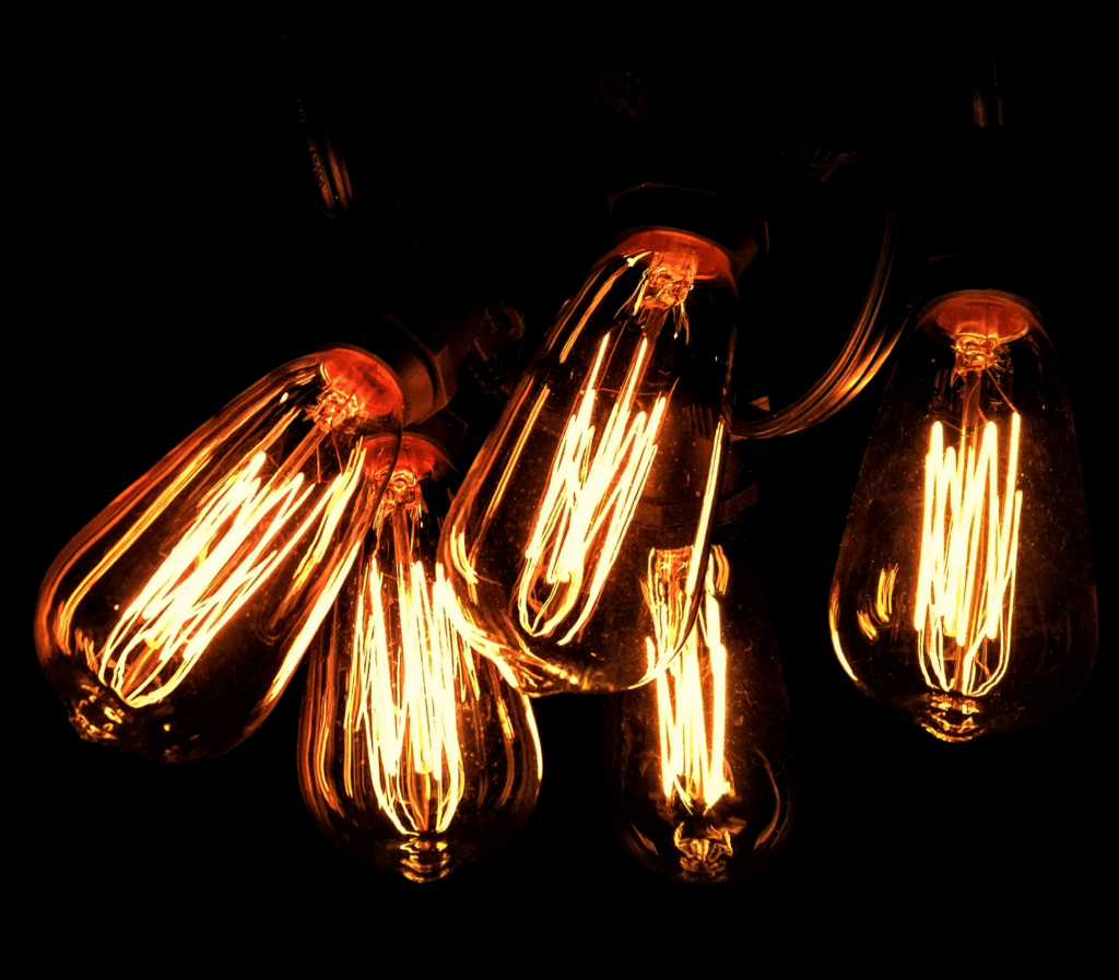 ST40 Lantern Edison Commercial String Light Sets With Black Wire ...