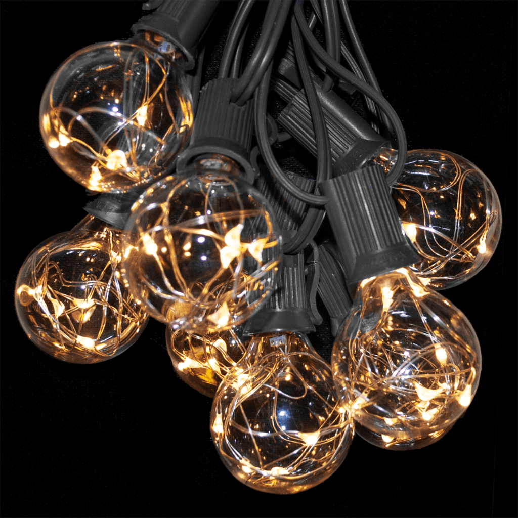 6 Foot - Battery Operated LED Fairy Lights - Waterproof with 20 Green ...