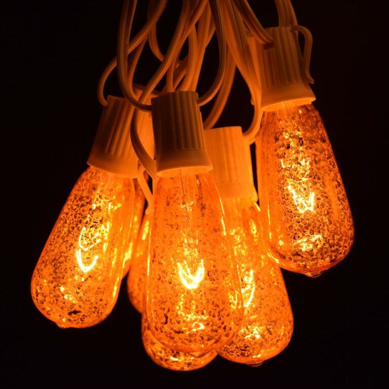 ST40 Mercury Gold String Light Sets with White Wire - Hometown ...