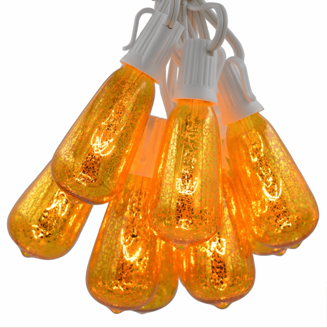 ST40 Mercury Gold String Light Sets with White Wire - Hometown ...